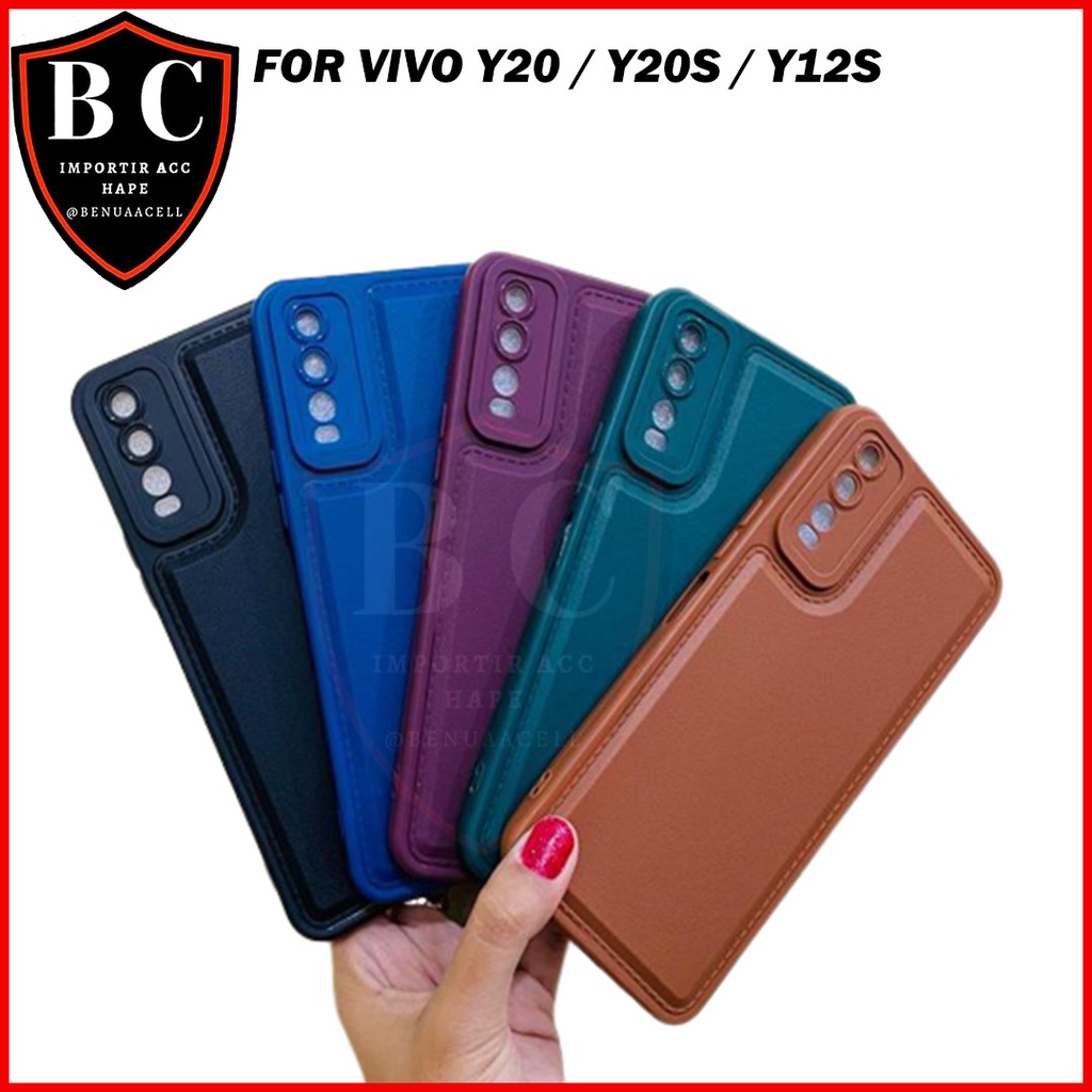 Jual CASE VIVO Y20 Y20S Y12S - CASE LEATHER PRO VIVO Y20 Y20S Y12S Y21 ...