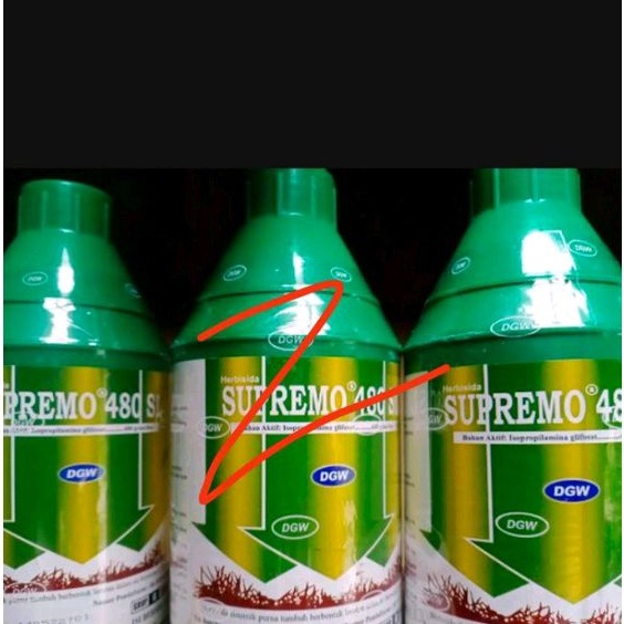 Jual SUPREMO 1 LITER DGW /;Racun Rumput Tuntas sampai keakar-akarnya ...