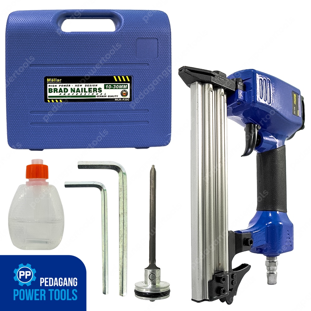Jual MOLLAR MESIN PAKU TEMBAK STAPLES ANGIN KOMPRESOR BRAD AIR NAILERS F30 | Shopee Indonesia