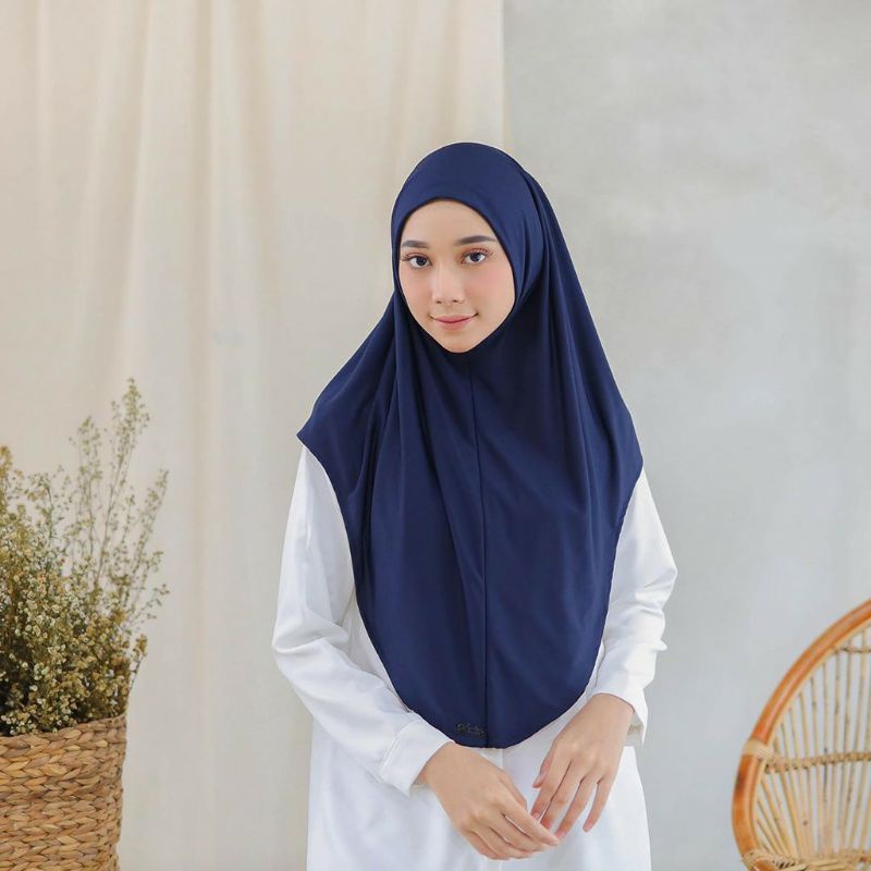 Jual hijab instan bergo daily jersey non pet tanpa topi busa | Shopee Indonesia
