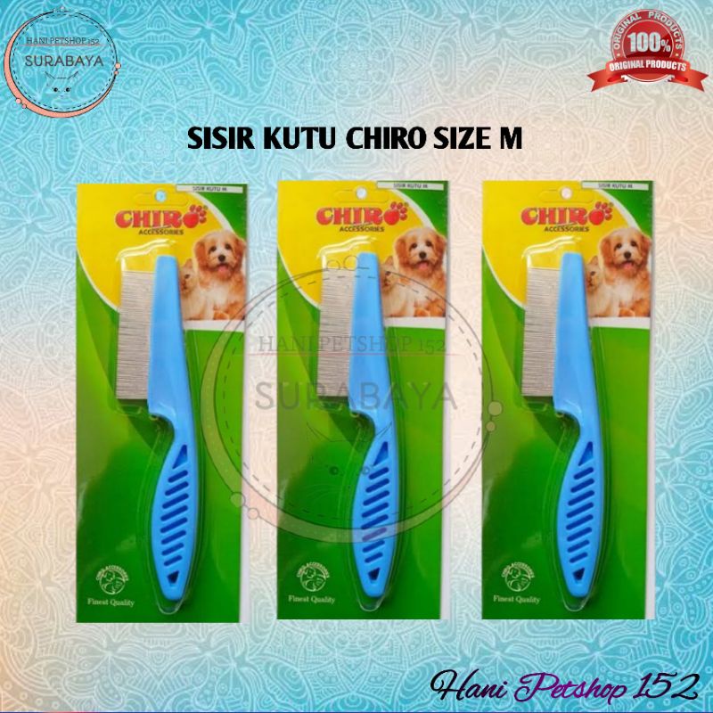 Jual SISIR KUTU HEWAN CHIRO FOR PET SIZE S DAN M 18,5 CM UNTUK KUCING ...