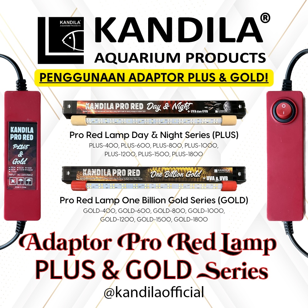 Jual Kandila Official Adaptor ADNG PLUS & GOLD Pro Red Day and Night & One Billion Gold LED ...