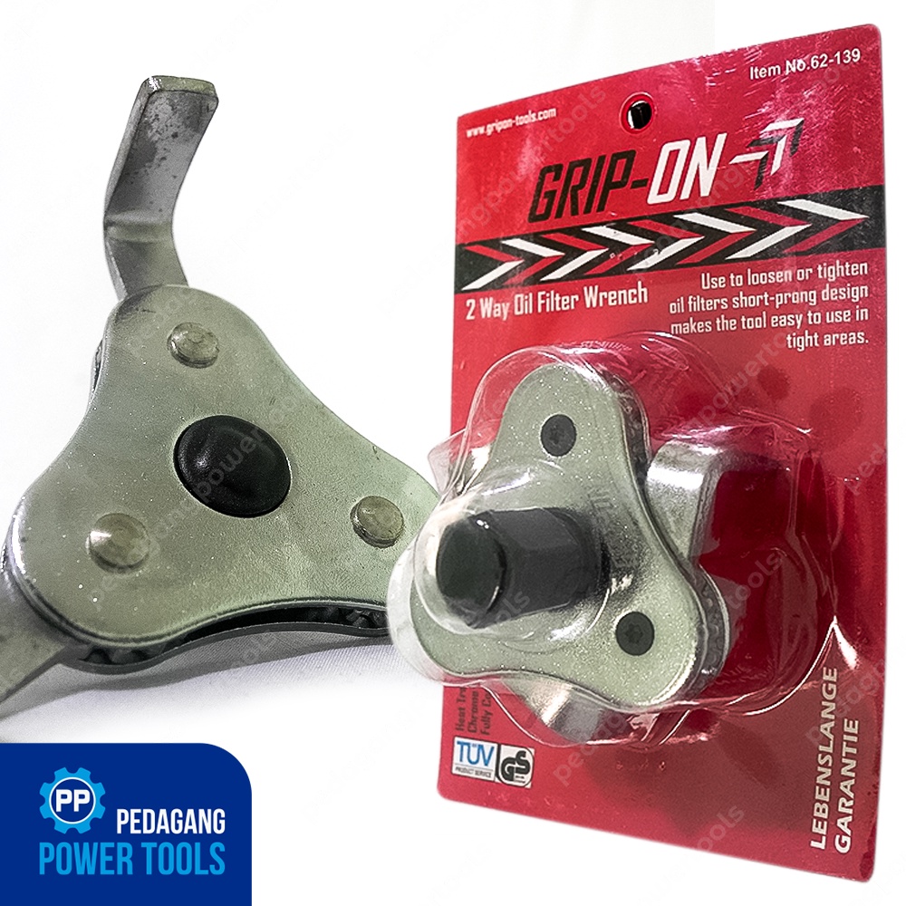 Jual GRIP ON KUNCI BUKA FILTER OLI UNIVERSAL 2 WAY OIL FILTER WRENCH 62 ...