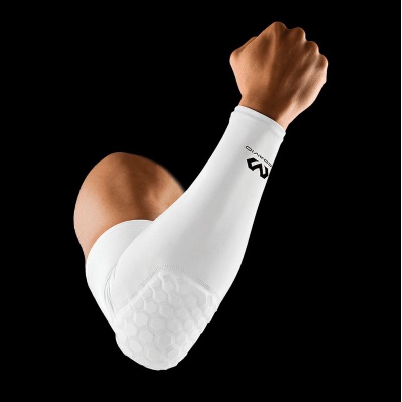 Jual McDavid Protective Pads 6500 Hex Shooter Arm Sleeve White (100% ...