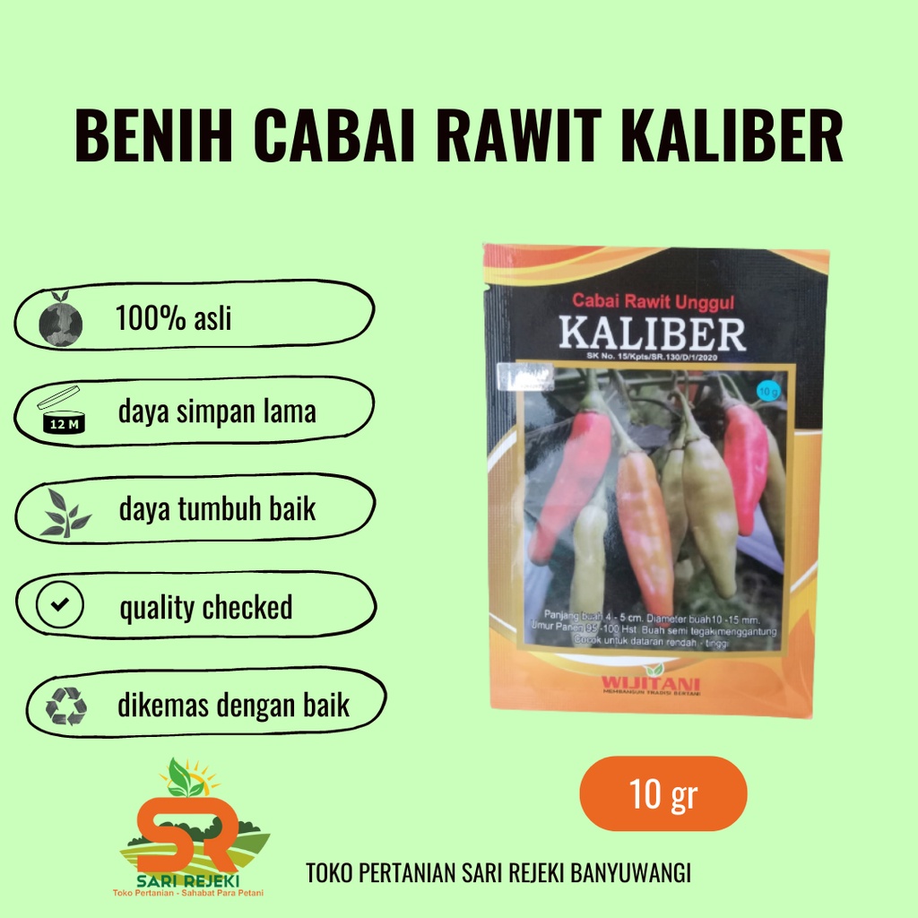 Jual BENIH CABAI RAWIT KALIBER 10GRAM | Shopee Indonesia