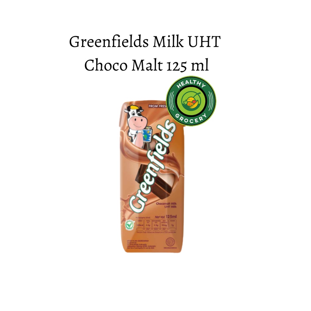 Jual Greenfields Milk UHT Choco Malt / Full Cream 105 ml Greenfield Greenfil Greenfiel susu UHT ...