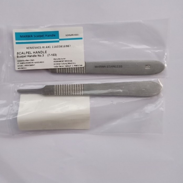 Jual Art Gagang Pisau Bedah Operasi / Scalpel Handle No 3 Marwa ...