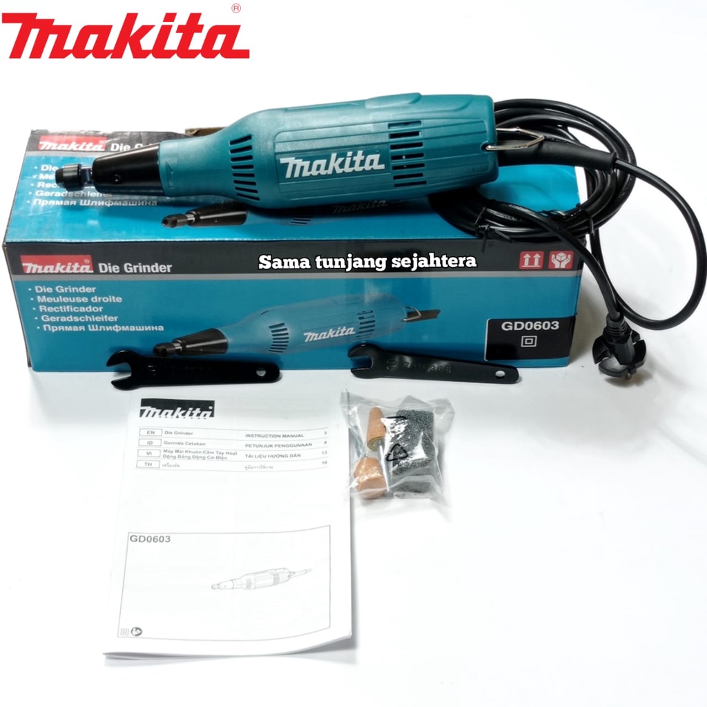 Jual MAKITA GD 0603 / MESIN MINI DIE GRINDER BOTOL GD0603 | Shopee Indonesia