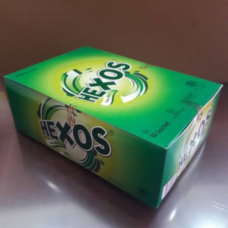 Jual permen hexos 1 box isi 50 sachet | Shopee Indonesia