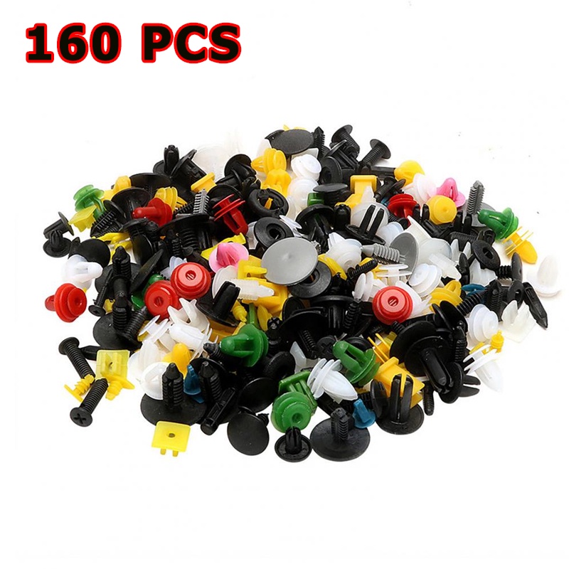 Jual MRENEEO BAUT RIVET MURKLIP 160 PCS BEMPER KLIP KANCING DASHBOARD ...