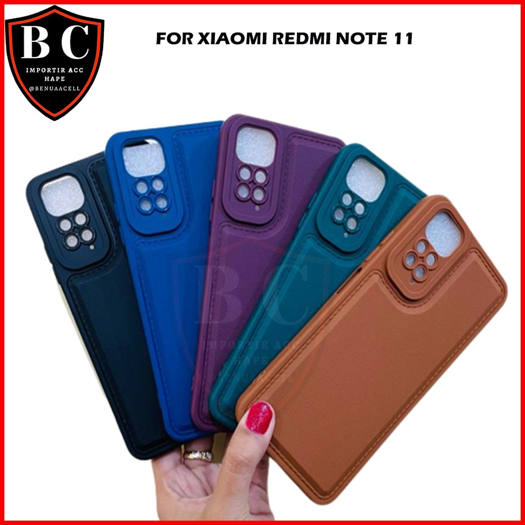 Jual CASE REDMI NOTE 11 - CASE LEATHER PRO XIAOMI REDMI NOTE 11 REDMI ...