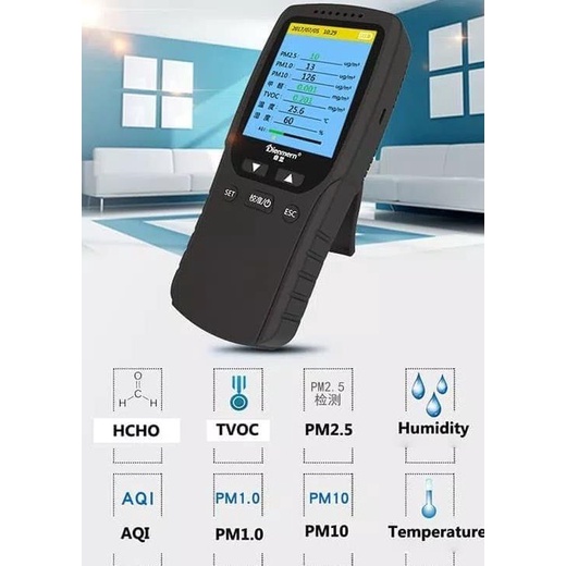 Jual Alat Ukur Detektor Kualitas Udara Integrated Air Quality Detector ...