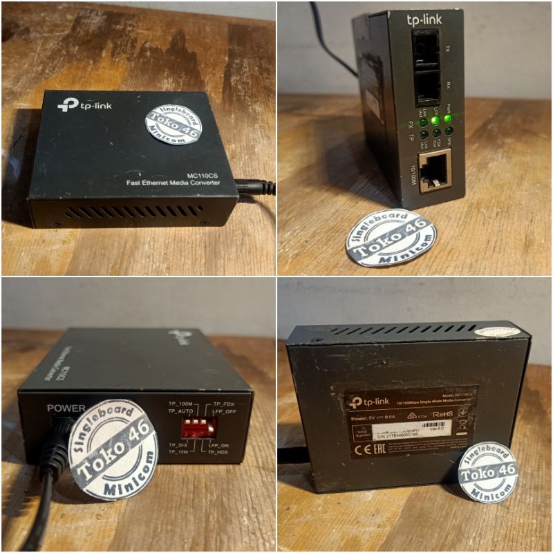 Jual HTB Coverter Tp Link TpLink MC110CS MC 110CS 10/100M RJ45 to 100M ...