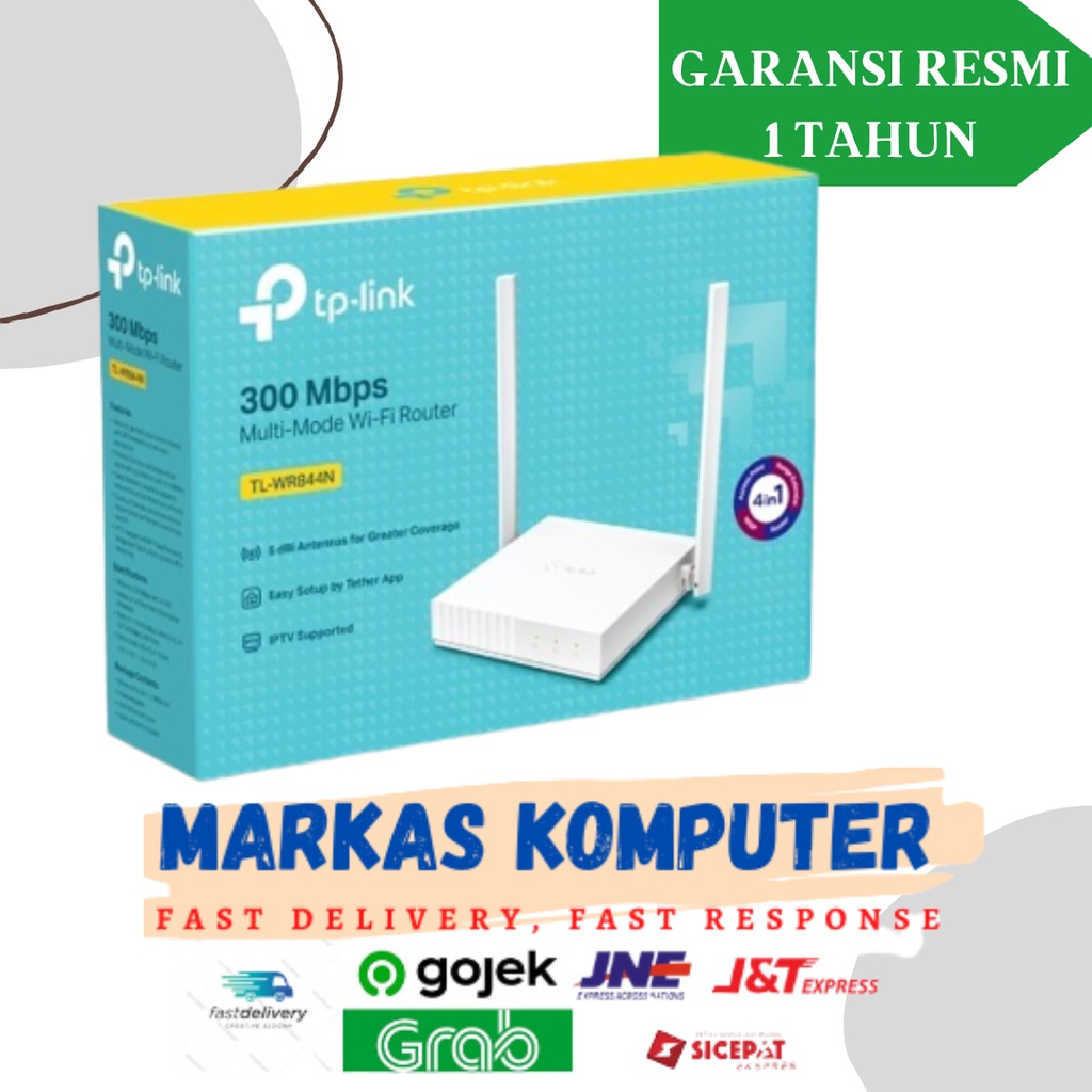 Jual TPLink WR844N Router wifi / TP Link WR 844n Wifi extender AP WISP ...