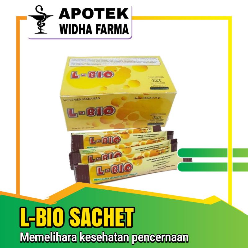 Jual L-BIO suplemen makanan sachet isi 1 gram | Shopee Indonesia