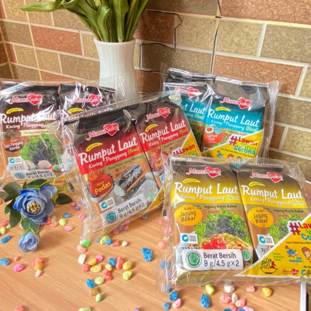 Jual PROMO TERMURAH CEMILAN KEKKINIAN NORI ATAU RUMPUT LAUT PANGGANG ...