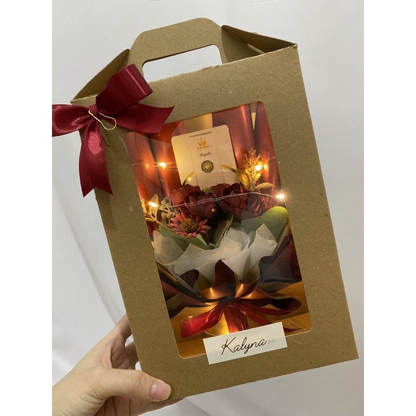 Jual Flower box | Bloom box | buket bunga box | mini bouquet | Shopee ...