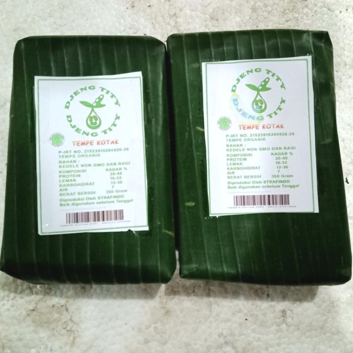 Jual TEMPE KOTAK PAPAN ORGANIK NON GMO | Shopee Indonesia