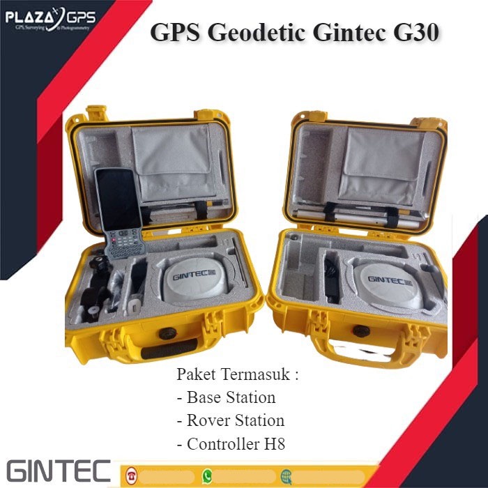 Jual GPS Geodetic GINTEC G30 IMU RTK GNSS Receiver With Controller H8 | Shopee Indonesia