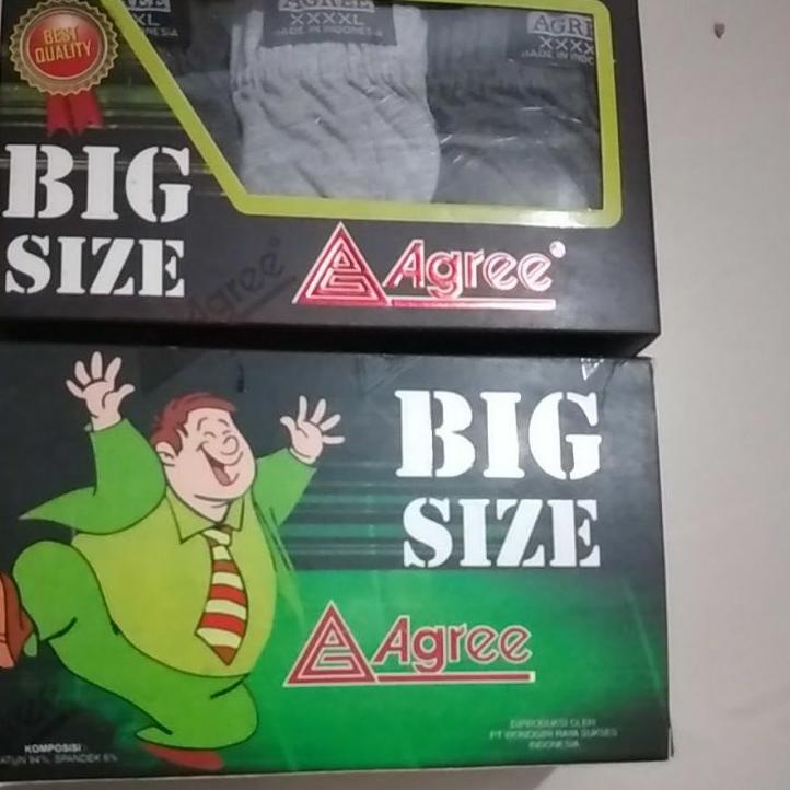 Jual Terkini 3 PCS CELANA DALAM PRIA BIG SIZE AGREE/SEMPAK ORANG GEMUK ...