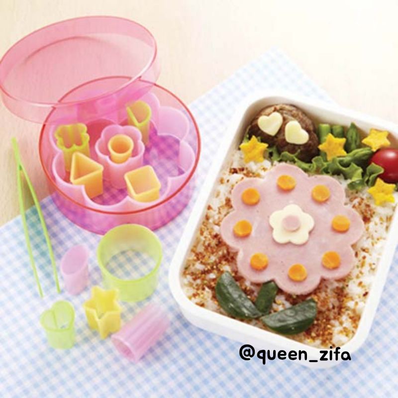 Jual Cetakan Ham & Cheese Cutter Storage Set Bento Torune Japan ...