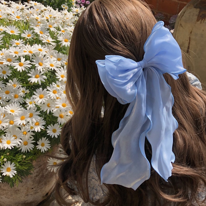 Jual [8Ave] Aksesoris Rambut Jepit Rambut Pita Kilau Kriwil Simple ...