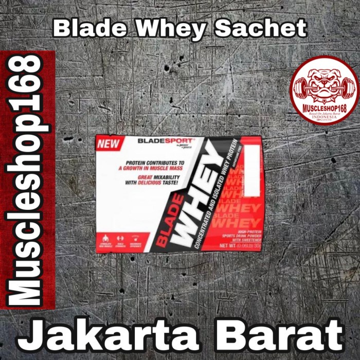 Jual Blade Whey Protein 1 Serving Sachet - Vanilla Capsul Kesehatan ...