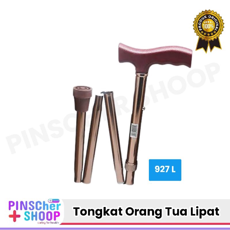 Jual Tongkat Orang Tua Lurus Motif Lipat Alat Bantu Jalan Lansia ...