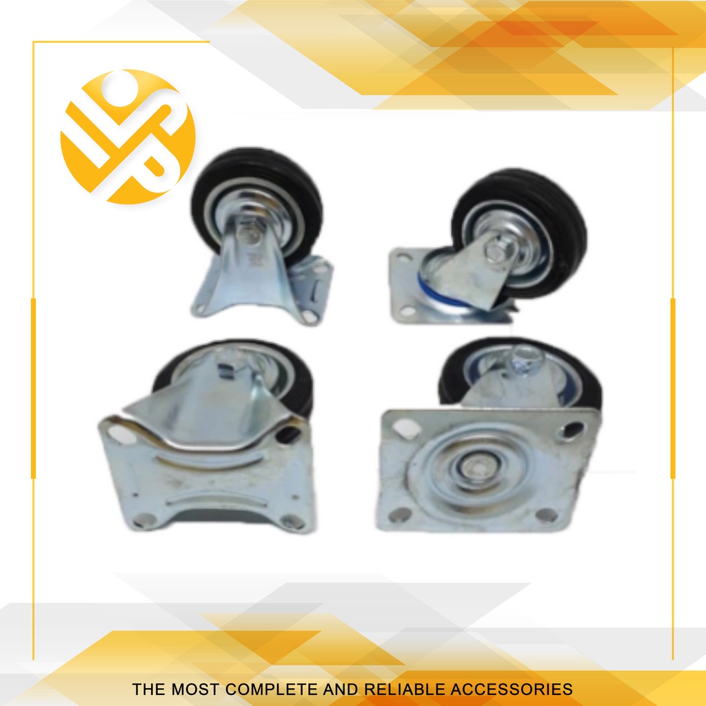 Jual Roda Trolley / Roda Karet Hitam / Roda Caster / Troli / Etalase 3 ...