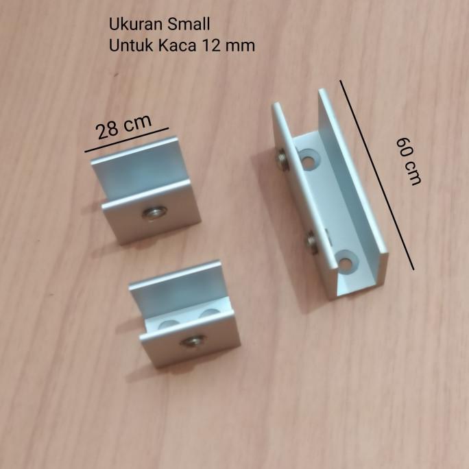 Jual Ambalan Kaca Jepit Aluminium Small | Shopee Indonesia