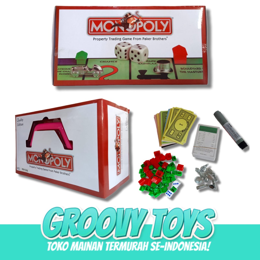 Jual Mainan Anak Monopoly Box-Monopoly Box 55125 | Shopee Indonesia