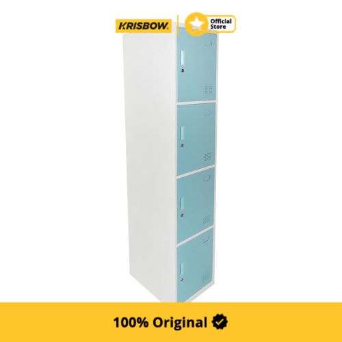 Jual Krisbow Loker 4 Pintu Single Column Locker - Hijau Muda | Shopee ...