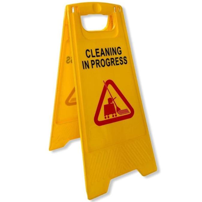 Jual Floor Sign Cleaning in Progress - Alat Kebersihan Papan Tanda ...