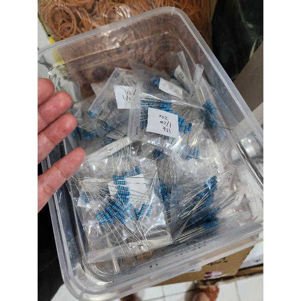 Jual resistor 1/2 watt 1% ECER Per 25pcs 2k7 2k2 470R 1R 10K 10R 47R ...