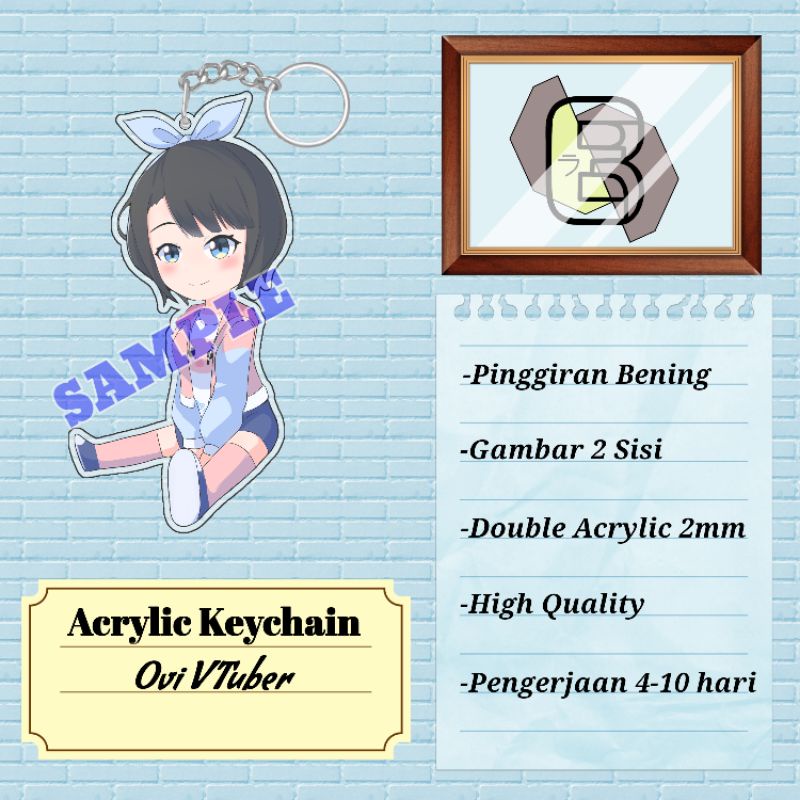 Jual Acrylic Keychain Ovi VTuber | Shopee Indonesia