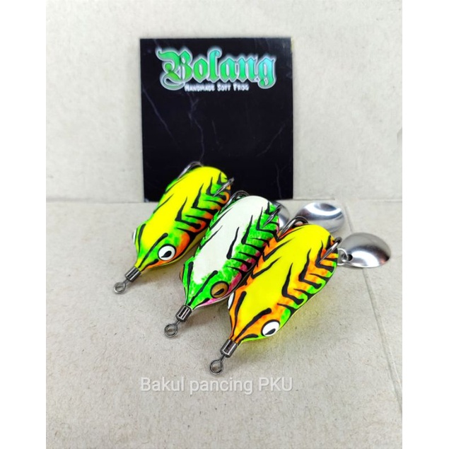 Jual SOFT FROG TENGGELAM 4cm 8,5gr. BOLANG LURE. umpan dalam. kapal selam. umpan gabus. umpan ...