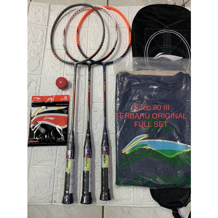 Jual Raket Raket Badminton New Lining Turbo X 90 Iii/ X90 Ultralight ...