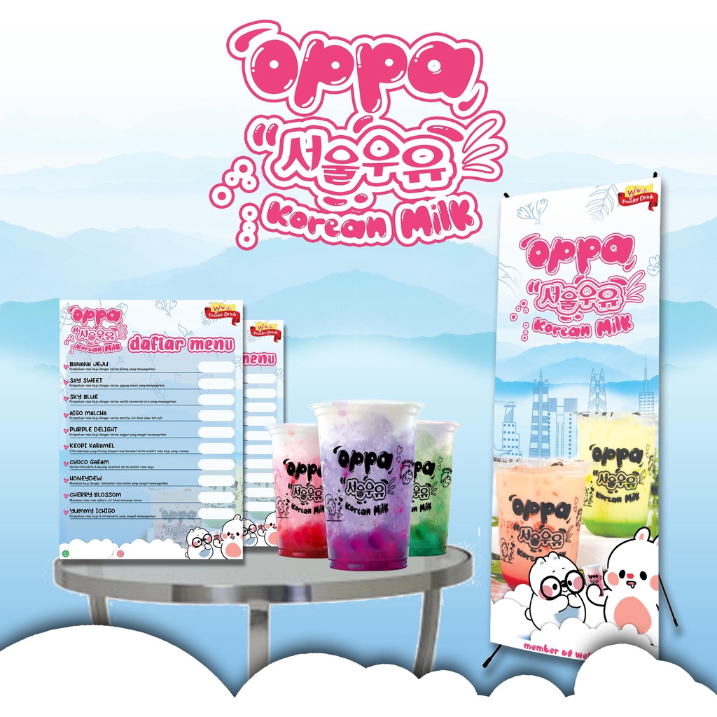 Jual PAKET USAHA Oppa Korean Milk - PAKET HEMAT | Shopee Indonesia