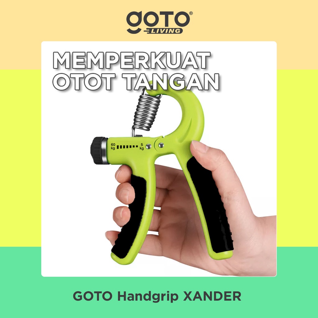 Jual Goto Xander Handgrip Alat Fitnes Gym Olahraga Otot Tangan Hand ...