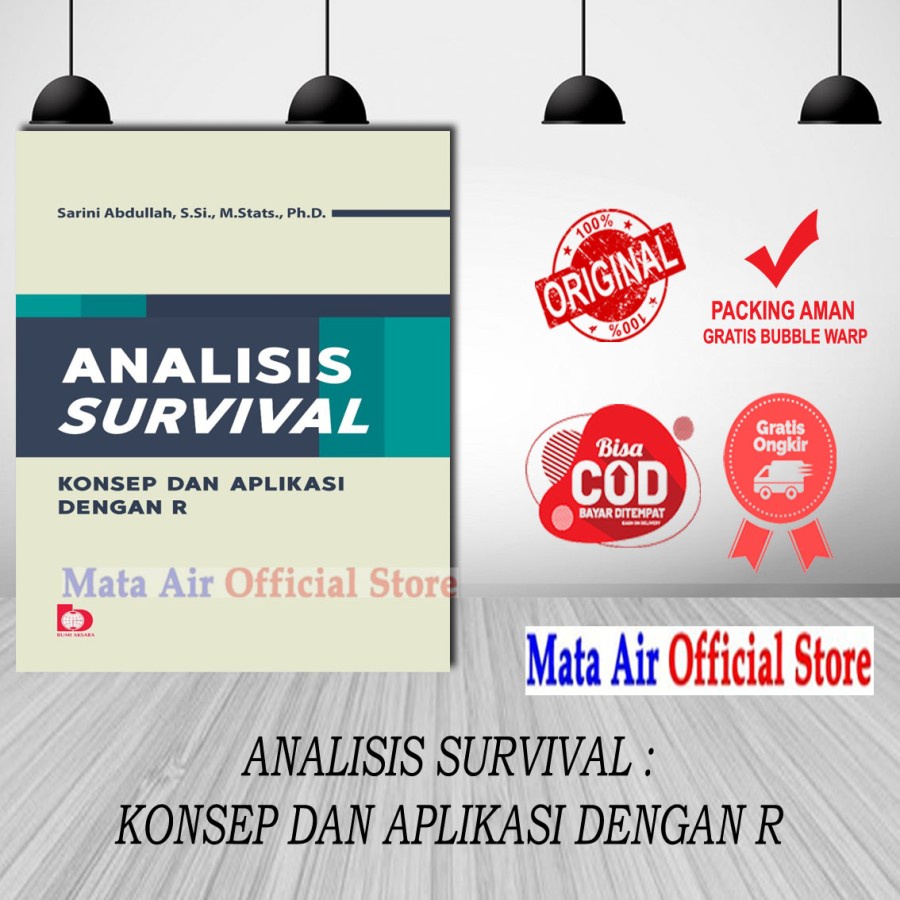 Jual BEST SELLER BUKU ANALISIS SURVIVAL (KONSEP DAN APLIKASI DENGAN R) - PENERBIT BUMI AKSARA ...