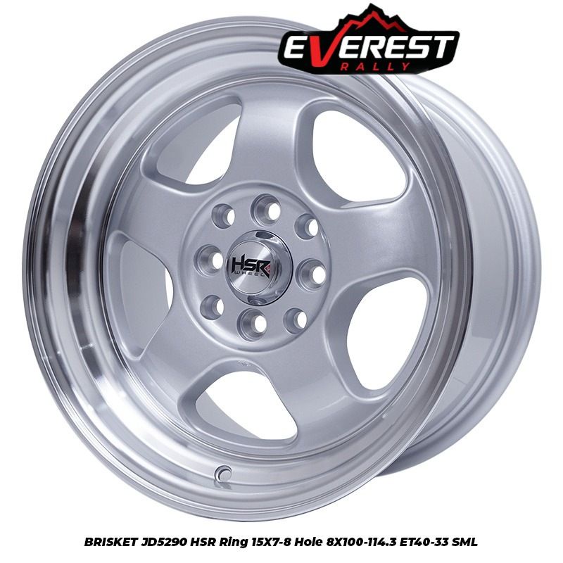 Jual VELG MOBIL HSR BRISKET JD5290 R15X7/8 H8X100-114,3 ET40/33 SML ...