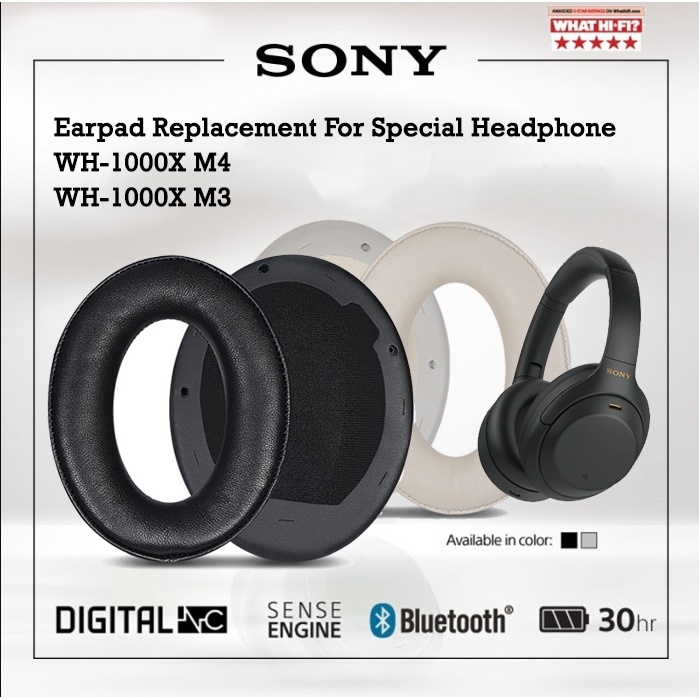 Jual Earpad Sony WH1000XM3 WH1000XM4 Ear Cushion Headphone busa Pengganti pad WH1000 XM3 XM4 ...