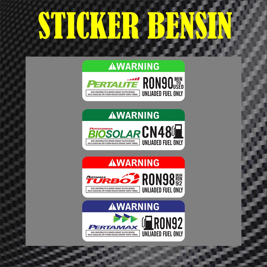 Jual sticker logo bensin | Shopee Indonesia