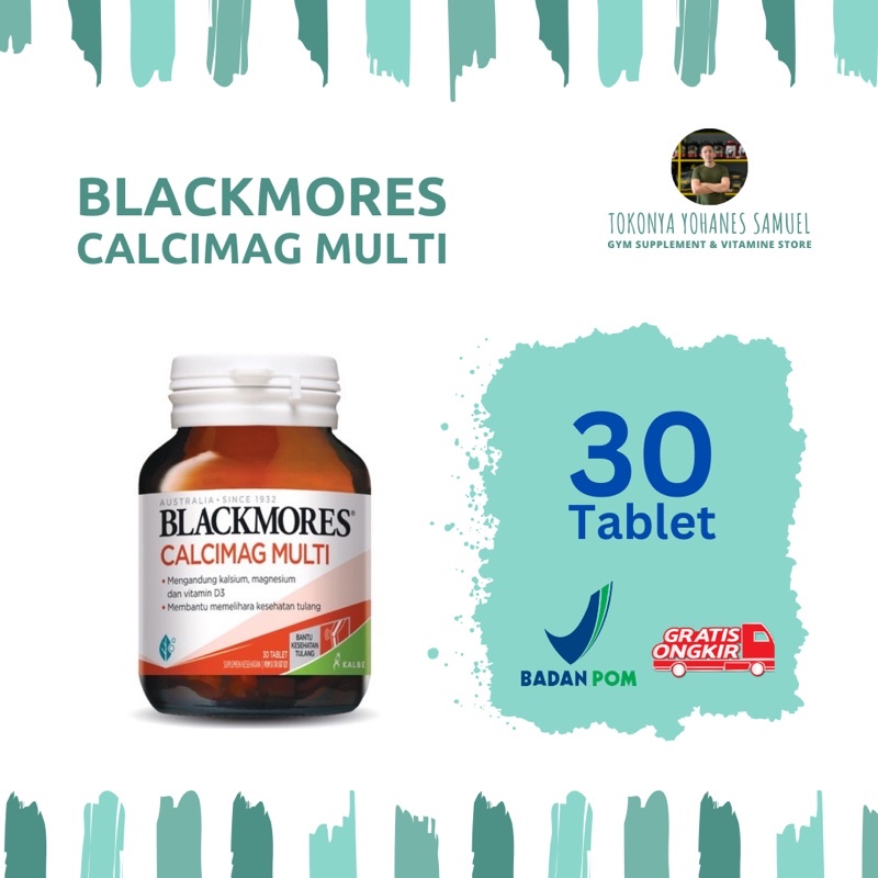 Jual Blackmores Calcimag Multi isi 30 tablet KALBE BPOM | Shopee Indonesia