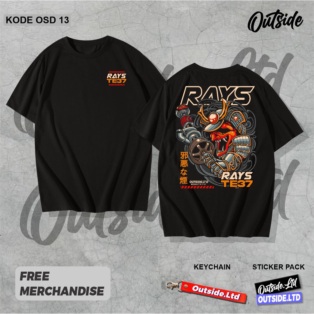 Jual KAOS VELG TE 37 VELG RAYS TSHIRT MOBIL | Shopee Indonesia