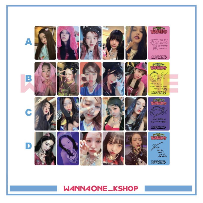Jual photocard Red velvet Birthday the reve festival 2022 photobook ...