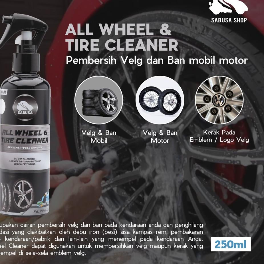 Jual Stok Baru Pembersih Velg Dan Ban Mobil Motor All Wheel & Tire ...