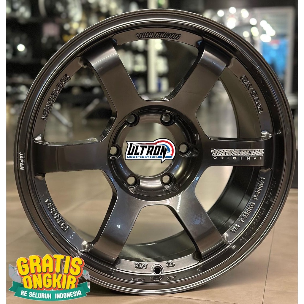 Jual velg mobil ring 18 te37 r18 inch lebar 9 pcd 6x139,7 et 0 pcd fortuner,PAJERO | Shopee ...