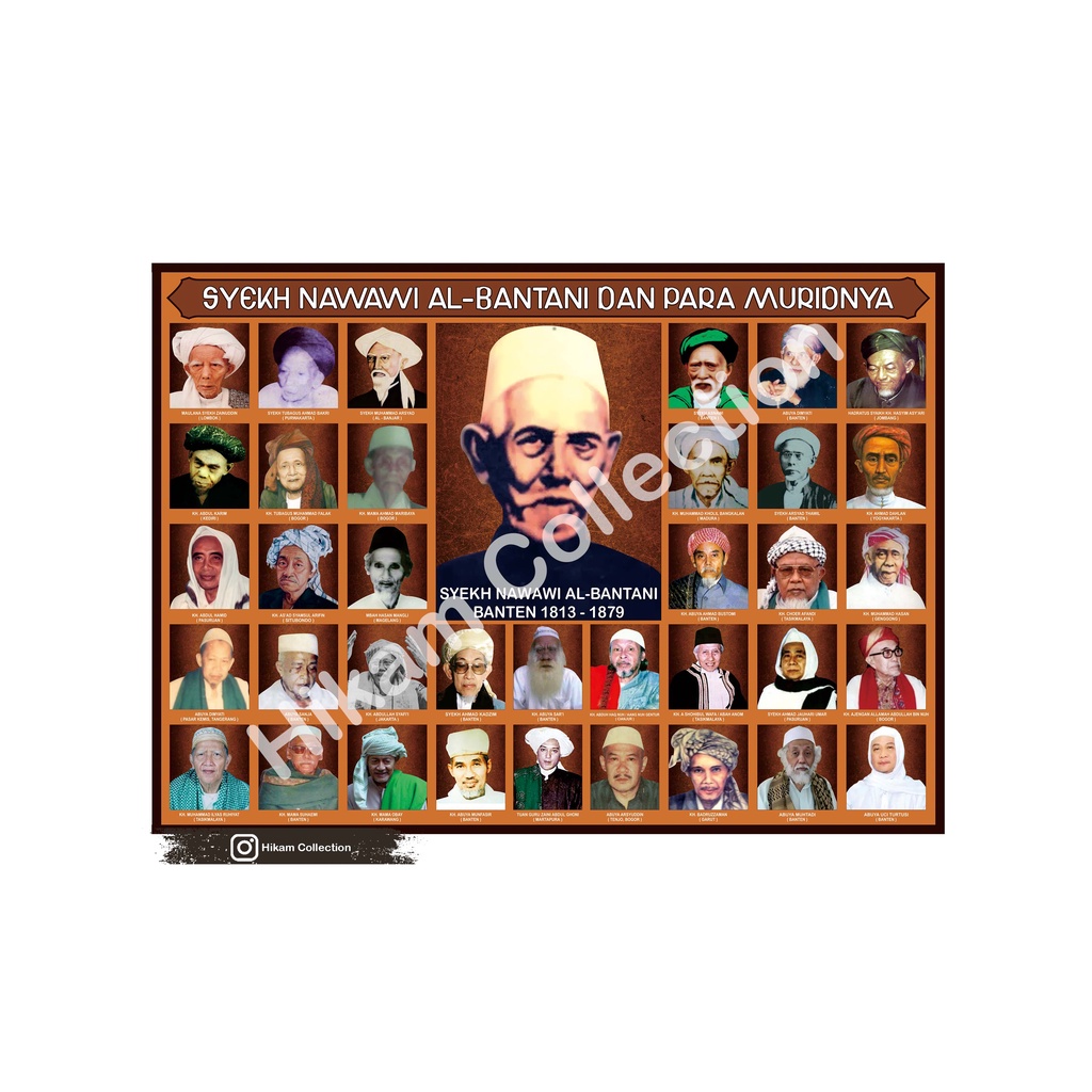 Jual POSTER SYEKH NAWAWI AL-BANTANI DAN MURIDNYA UK A3+ SUDAH DI ...