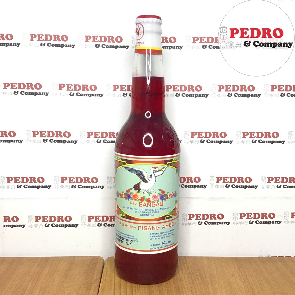 Jual Sirup cap bangau rasa PISANG AMBON 620 ml - syrup berperisa merah ...